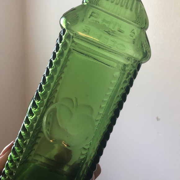 Accents | Vintage Boho Glass Liquor Bottle | Poshmark